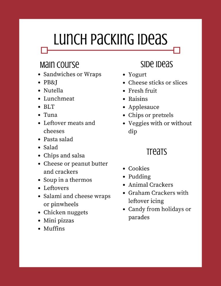 Simple School Lunch Ideas for People Sick and Tired of Packing